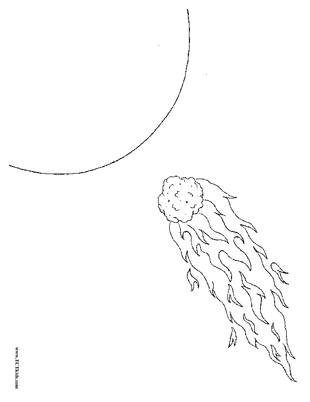 Asteroid Coloring Page - ECEkids