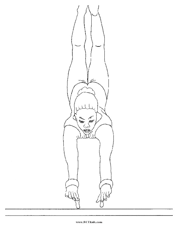 Girl On Parellel Bars - ECEkids