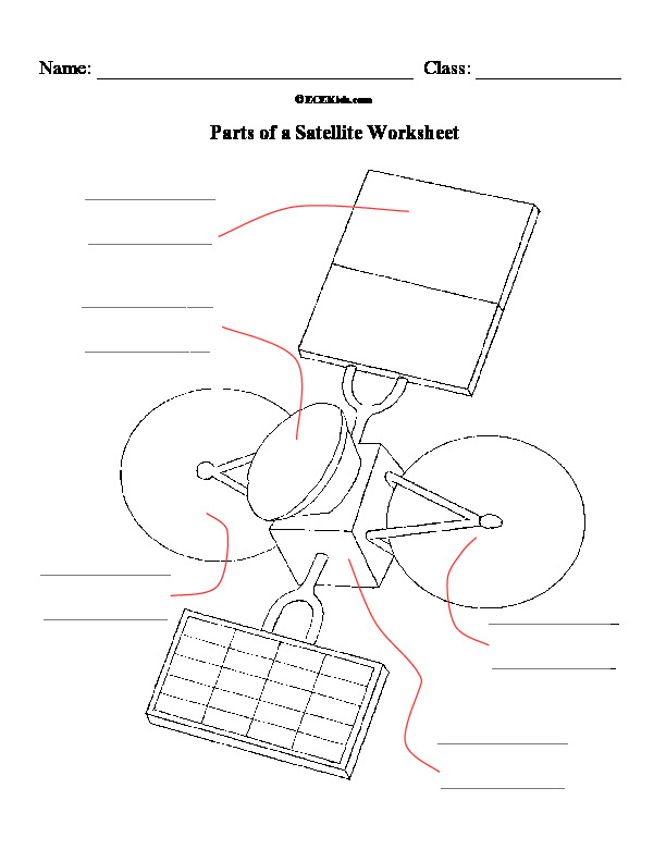 Satellite Worksheet - ECEkids